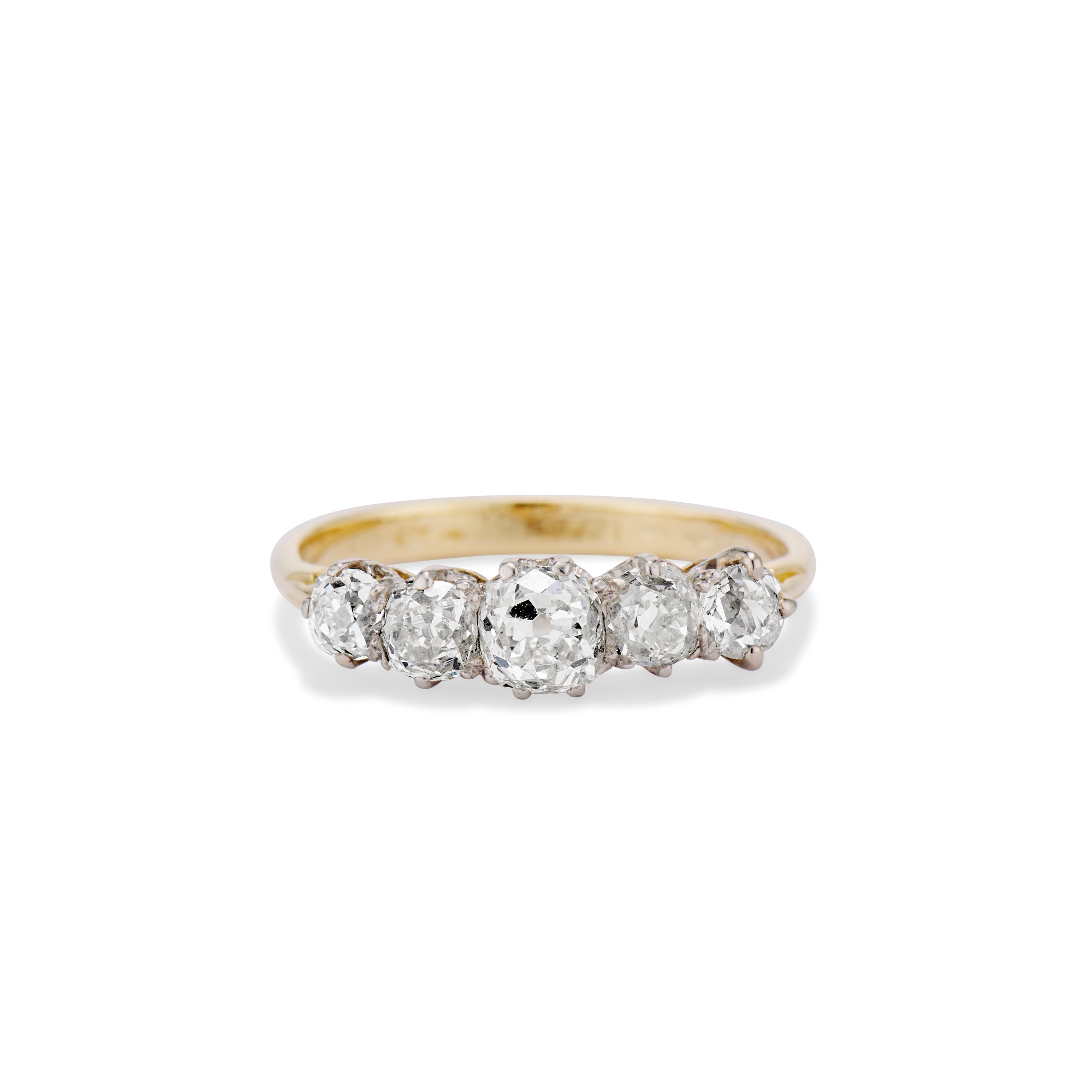 Old Mine Diamond Half Hoop Ring – Ashley Zhang Jewelry
