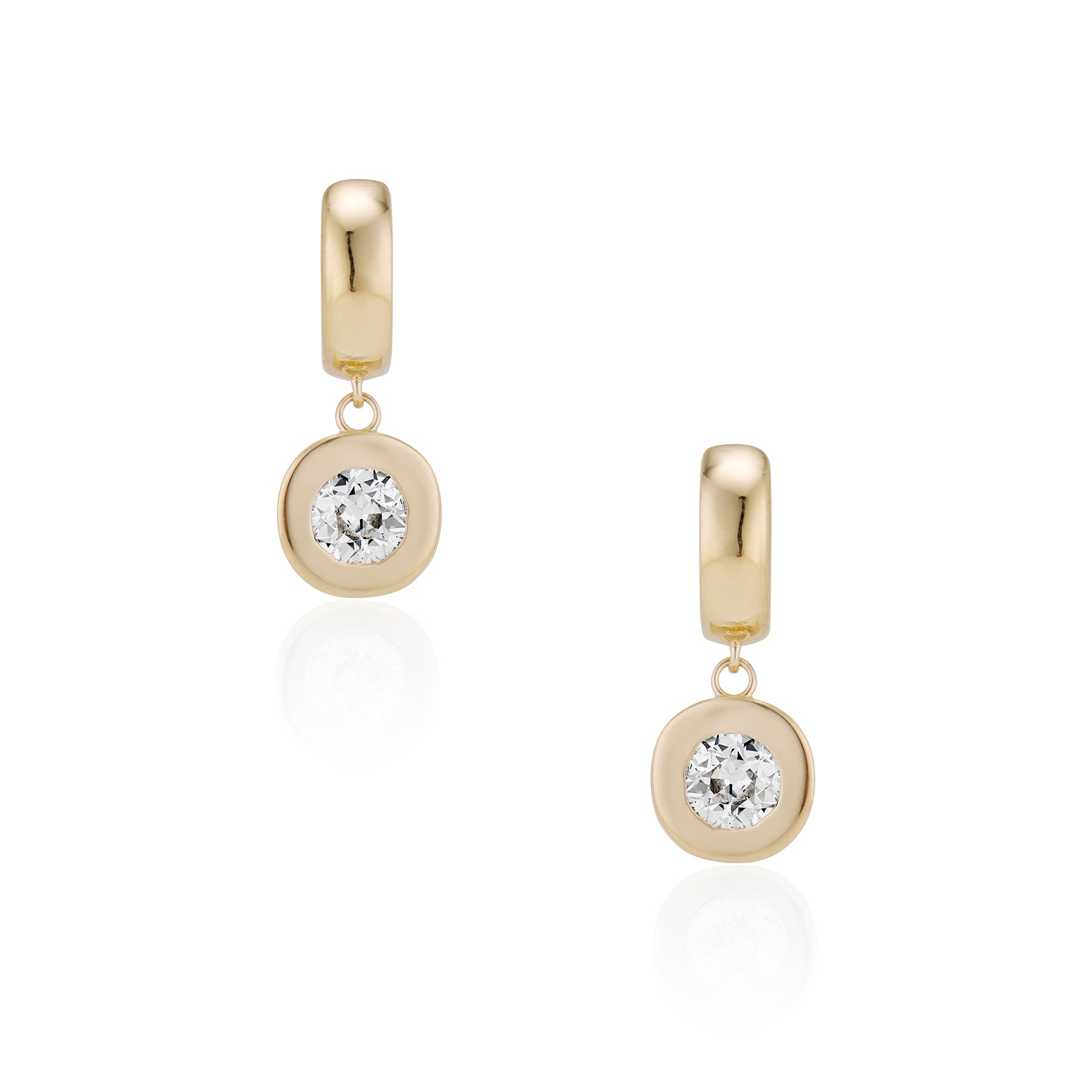 Old Mine Cut Diamond Miro Earrings – Ashley Zhang Jewelry