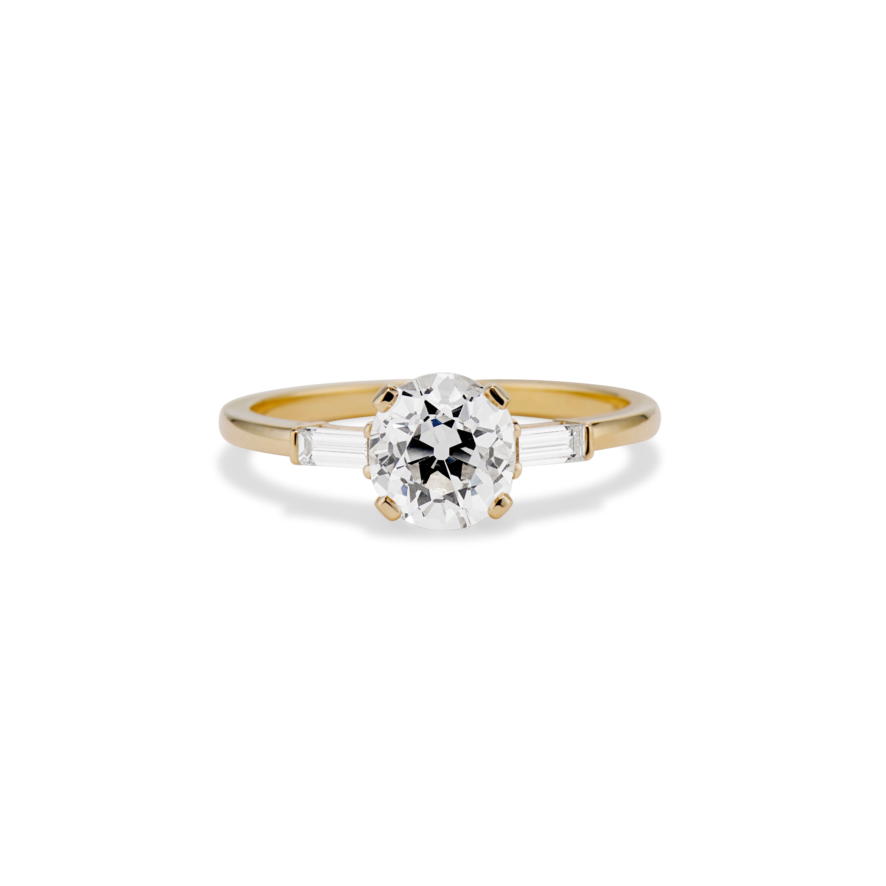 1.17 Carat Old European Cut Penelope Engagement Ring – Ashley Zhang Jewelry
