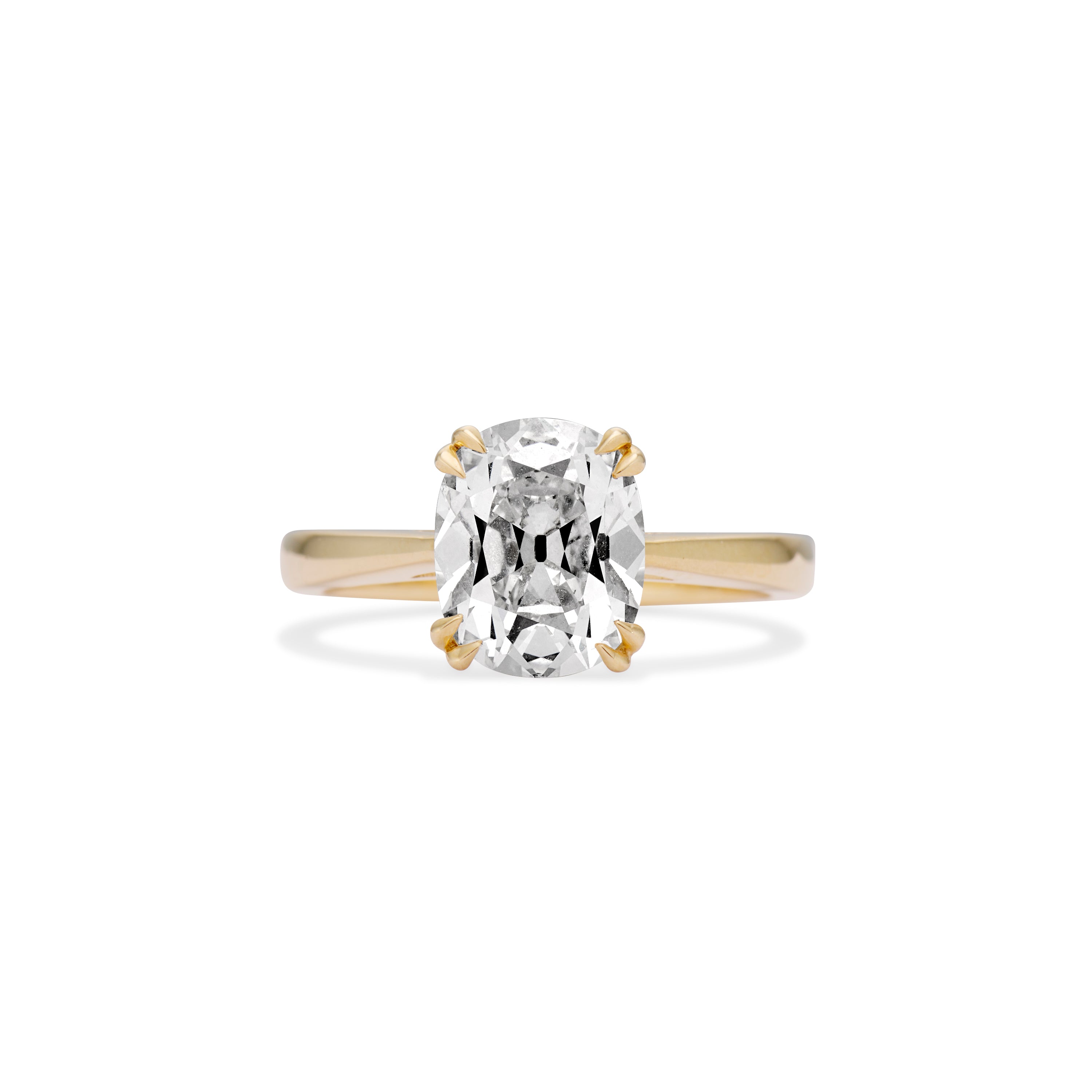 Old Mine Cut Diamond Theo Engagement Ring – Ashley Zhang Jewelry