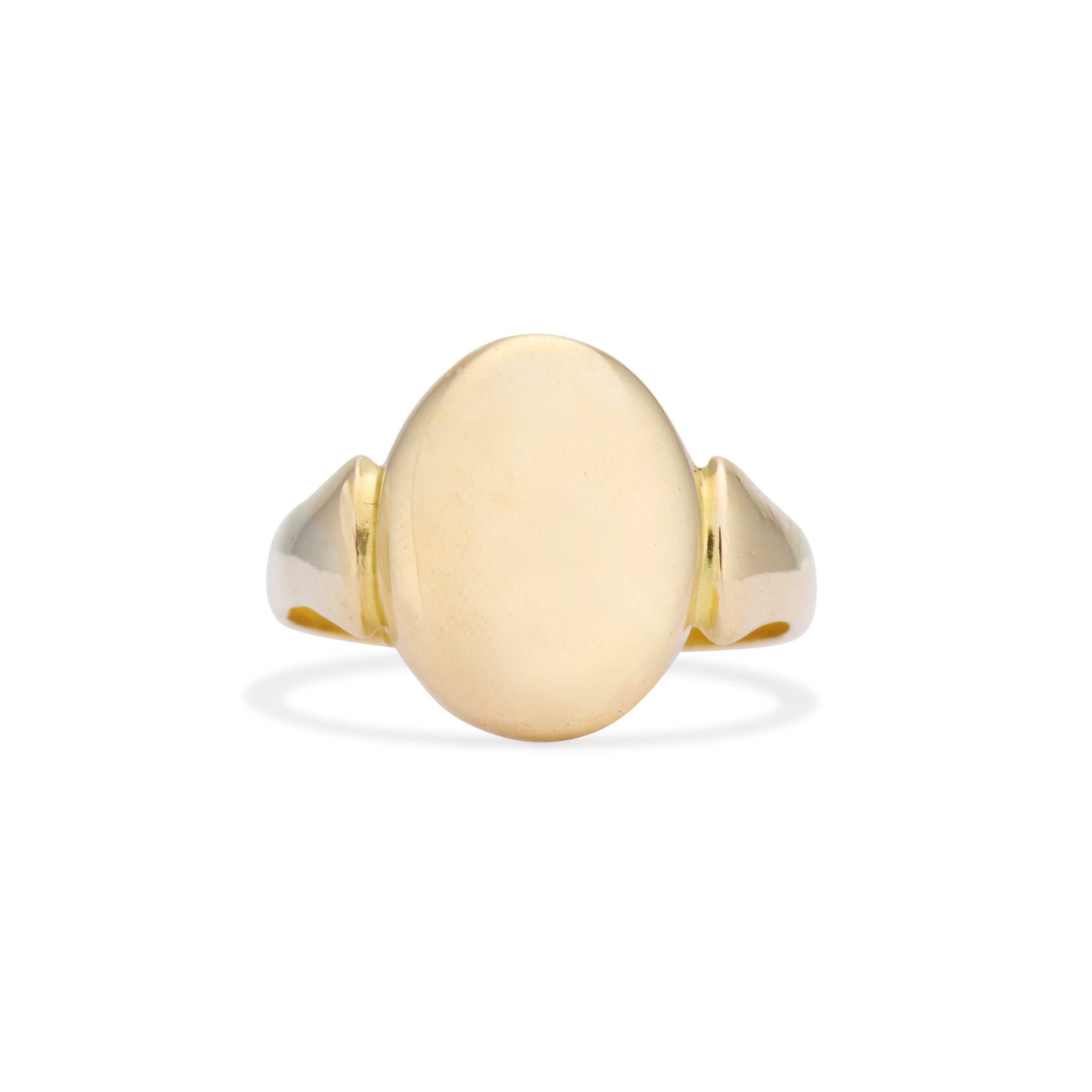 1934 Oval Gold Signet Ring – Ashley Zhang Jewelry
