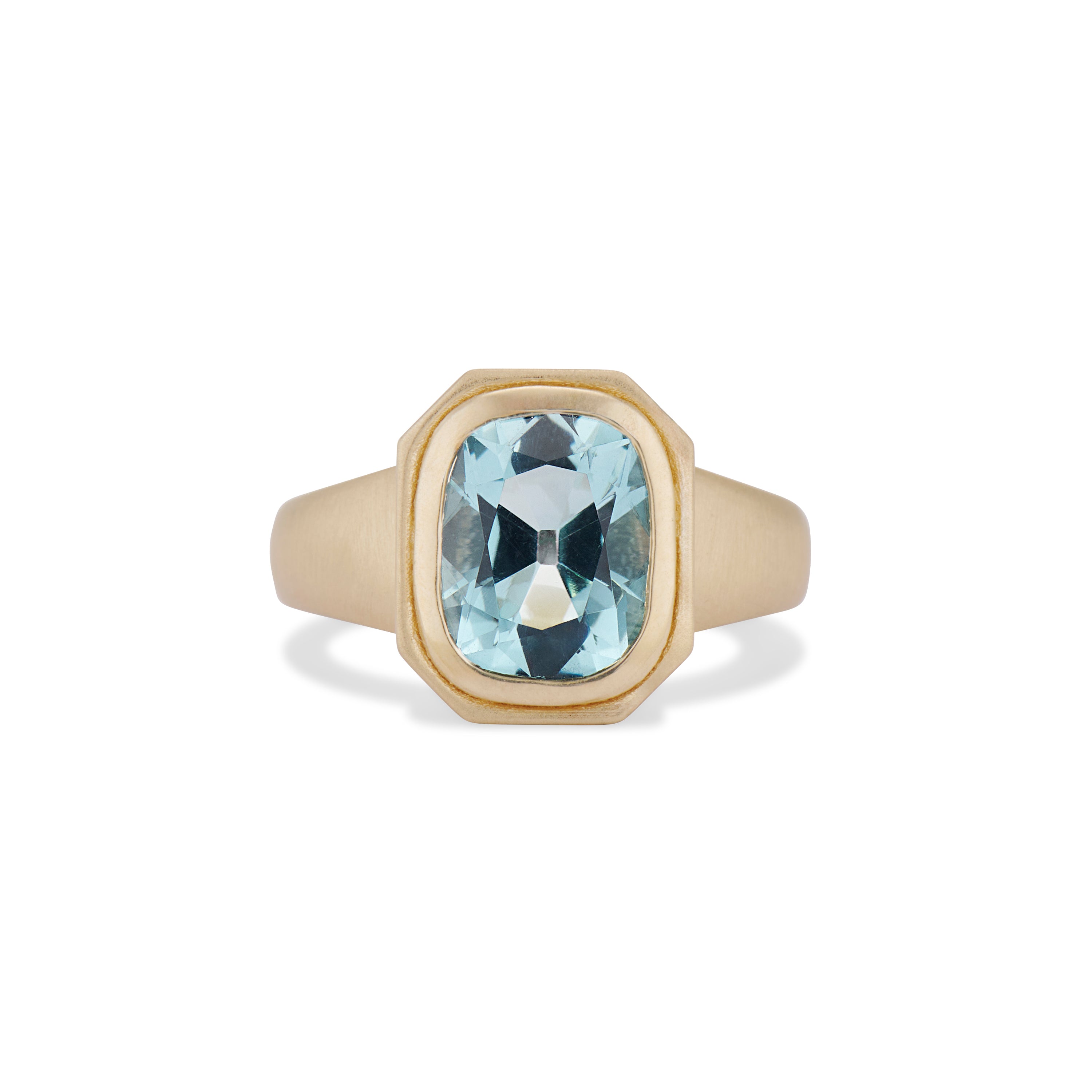 Old Mine Cut Aquamarine Thea Ring – Ashley Zhang Jewelry