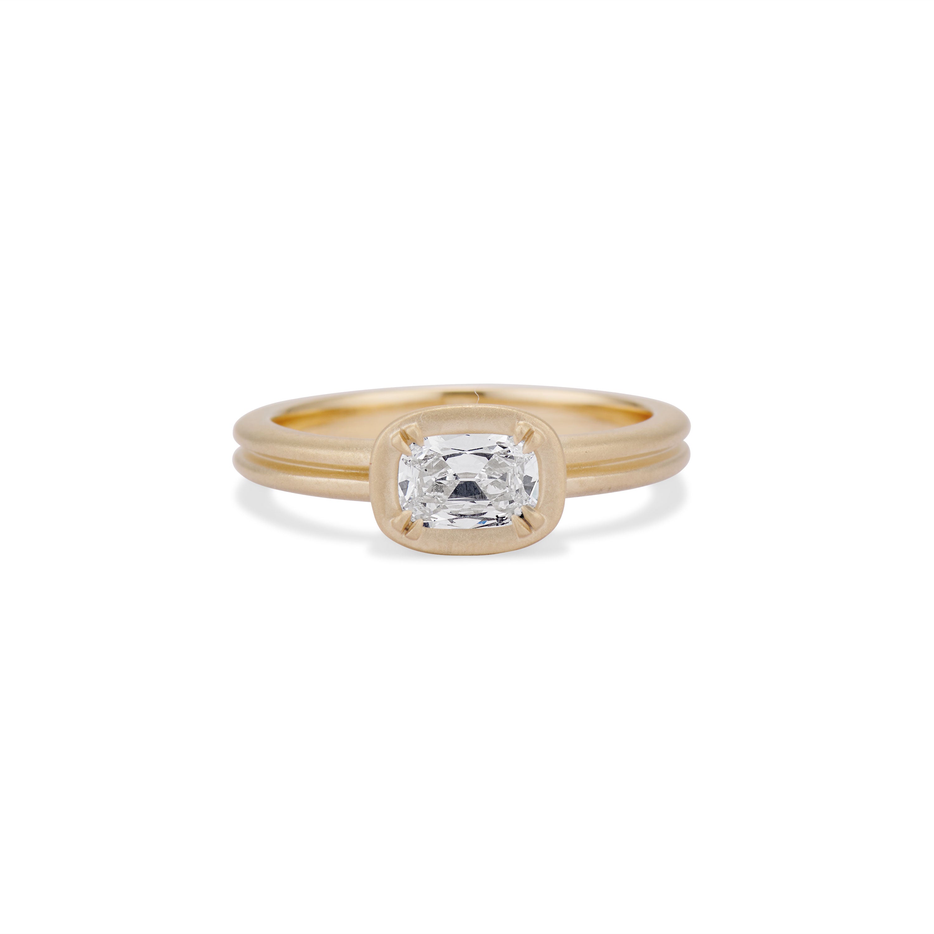 Old Mine Diamond Lilah Stacking Ring – Ashley Zhang Jewelry