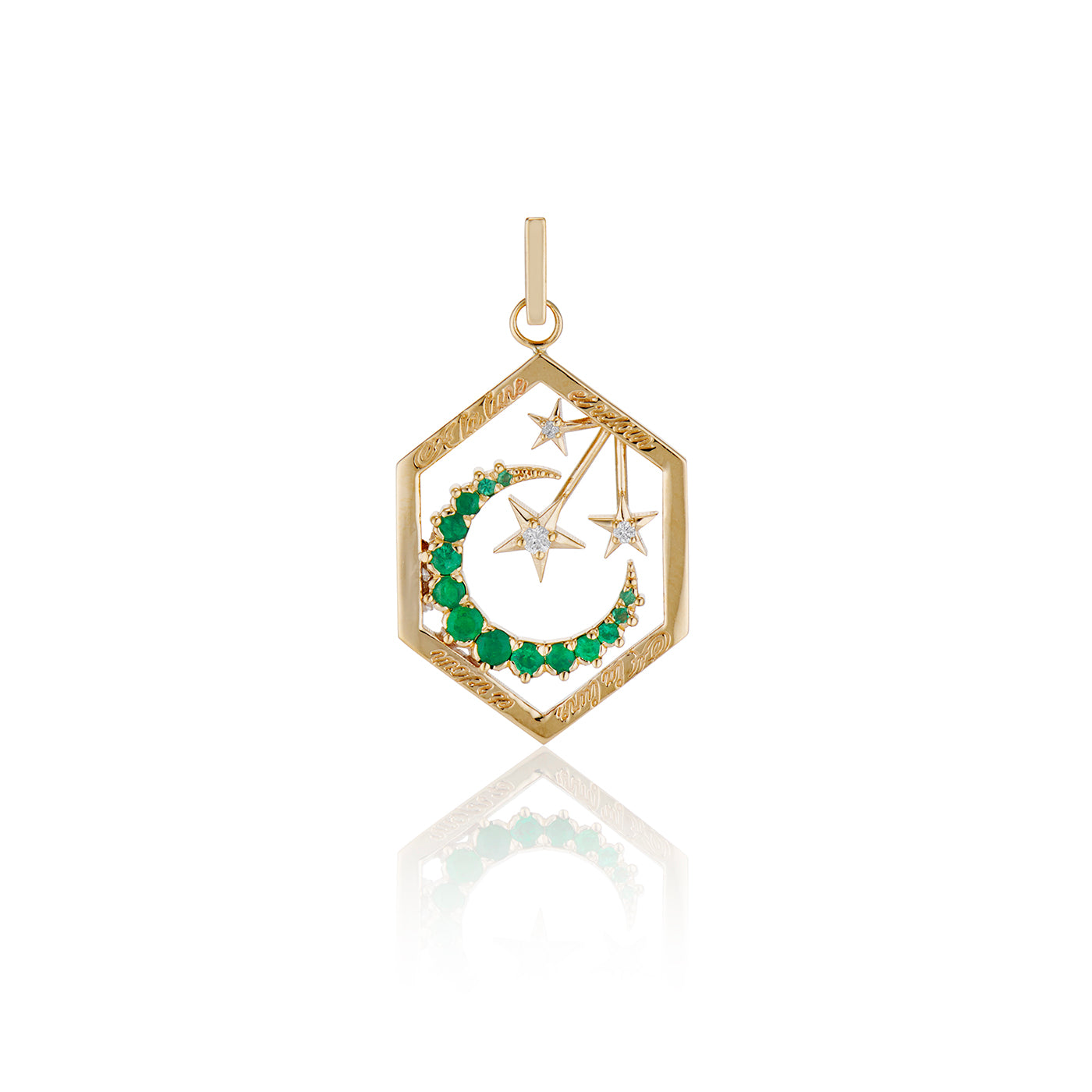 Emerald Moon Love Token – Ashley Zhang Jewelry