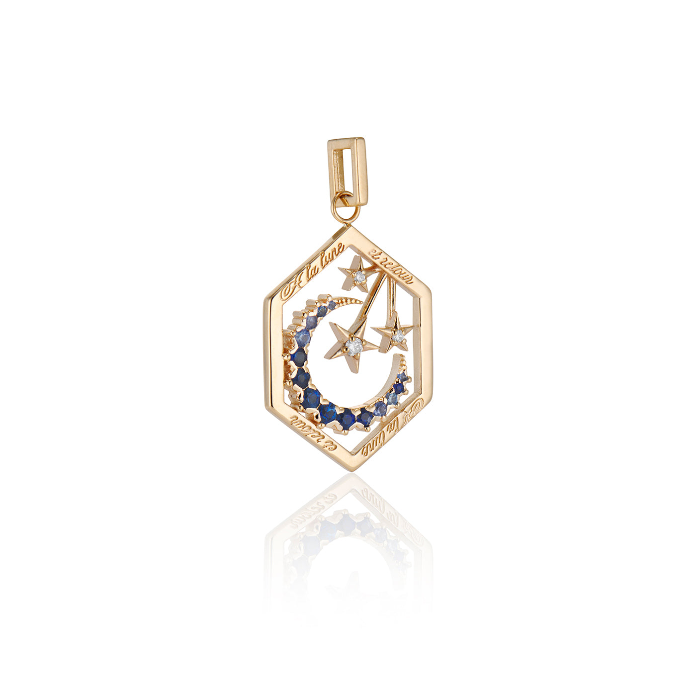 Sapphire Moon Love Token – Ashley Zhang Jewelry