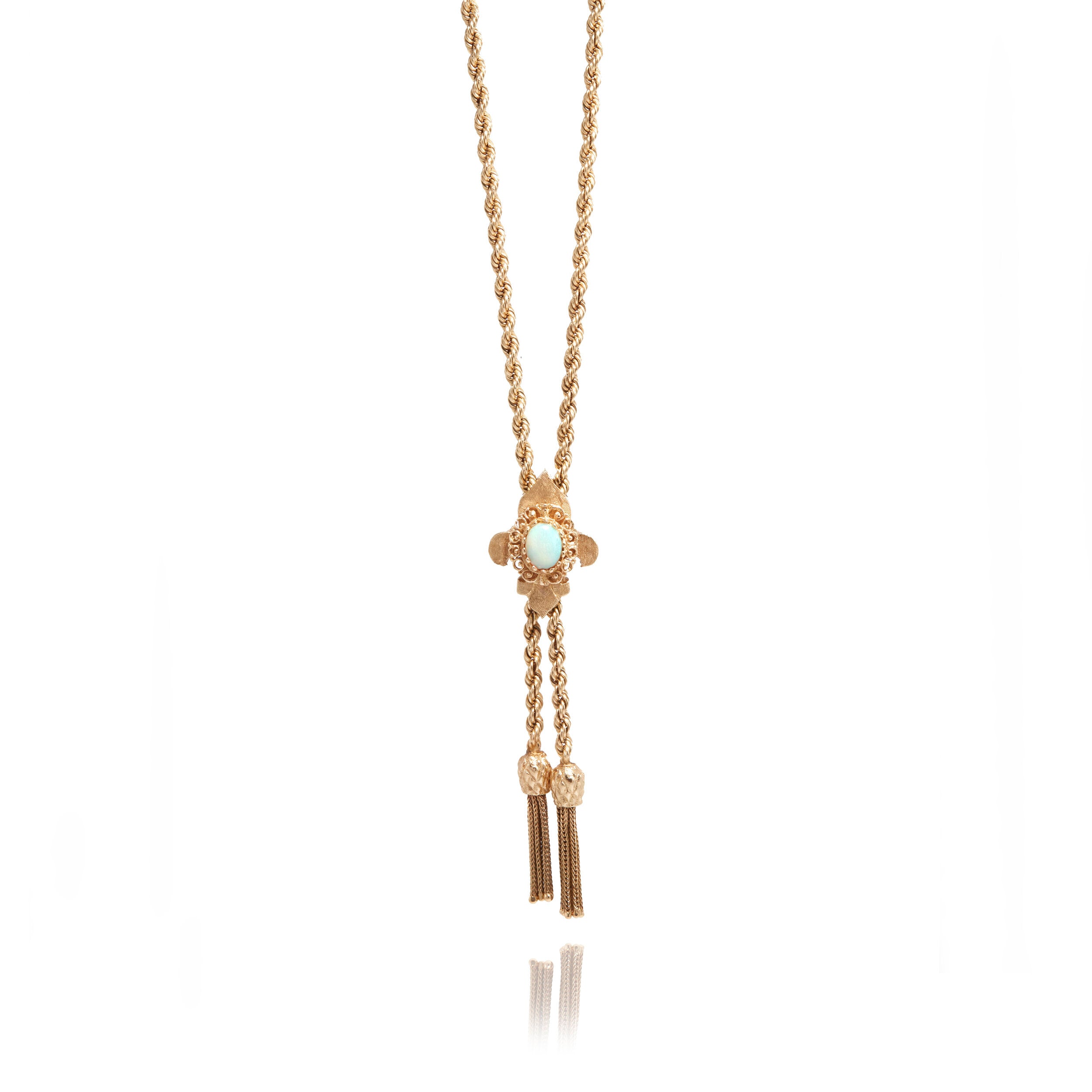 Rope Chain Bolo Opal Slider Chain – Ashley Zhang Jewelry