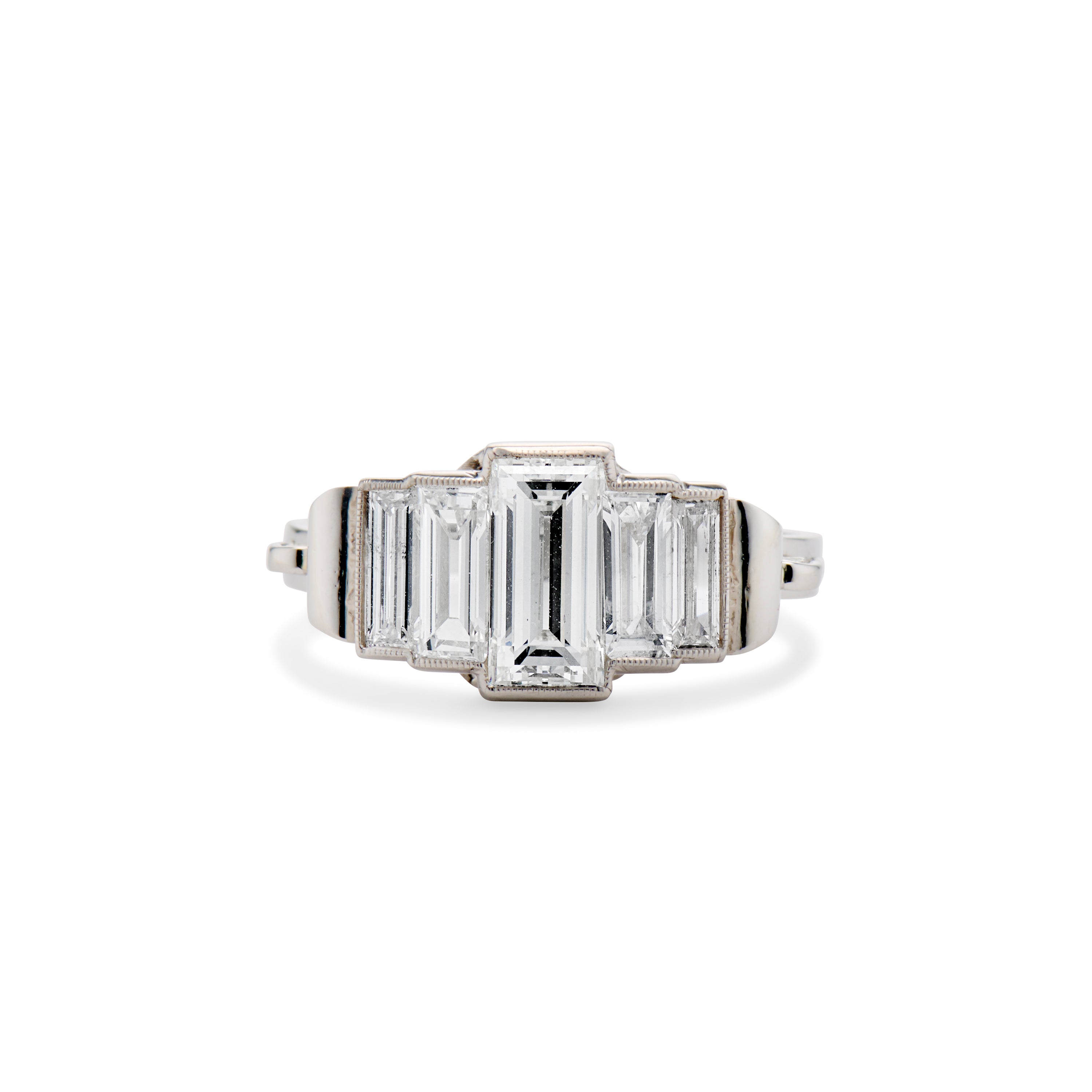 Drew Baguette Diamond Ring – Ashley Zhang Jewelry