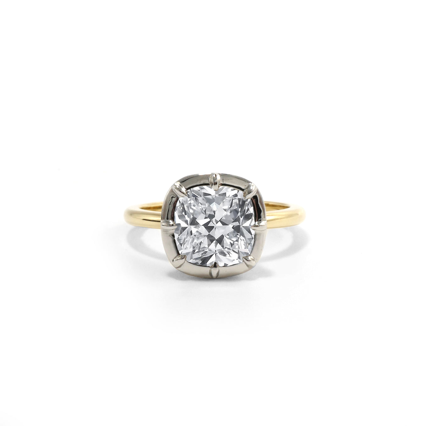 Collet Engagement Ring – Ashley Zhang Jewelry
