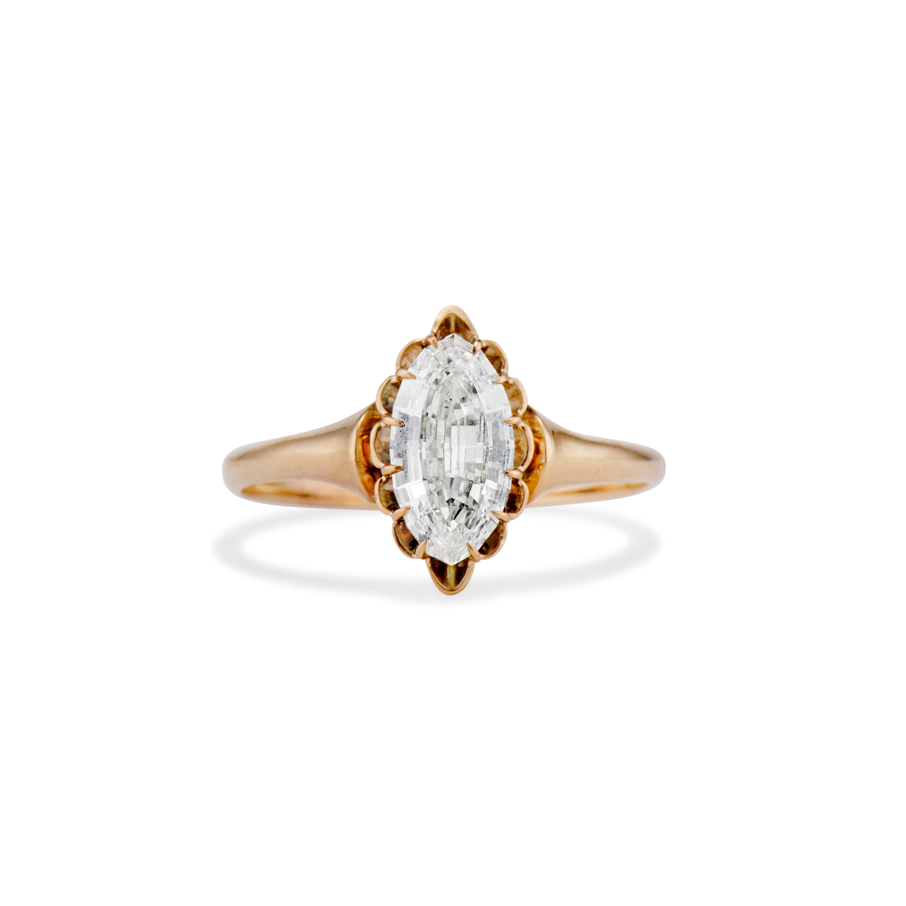 Victorian Marquise Diamond Solitaire Ring – Ashley Zhang Jewelry