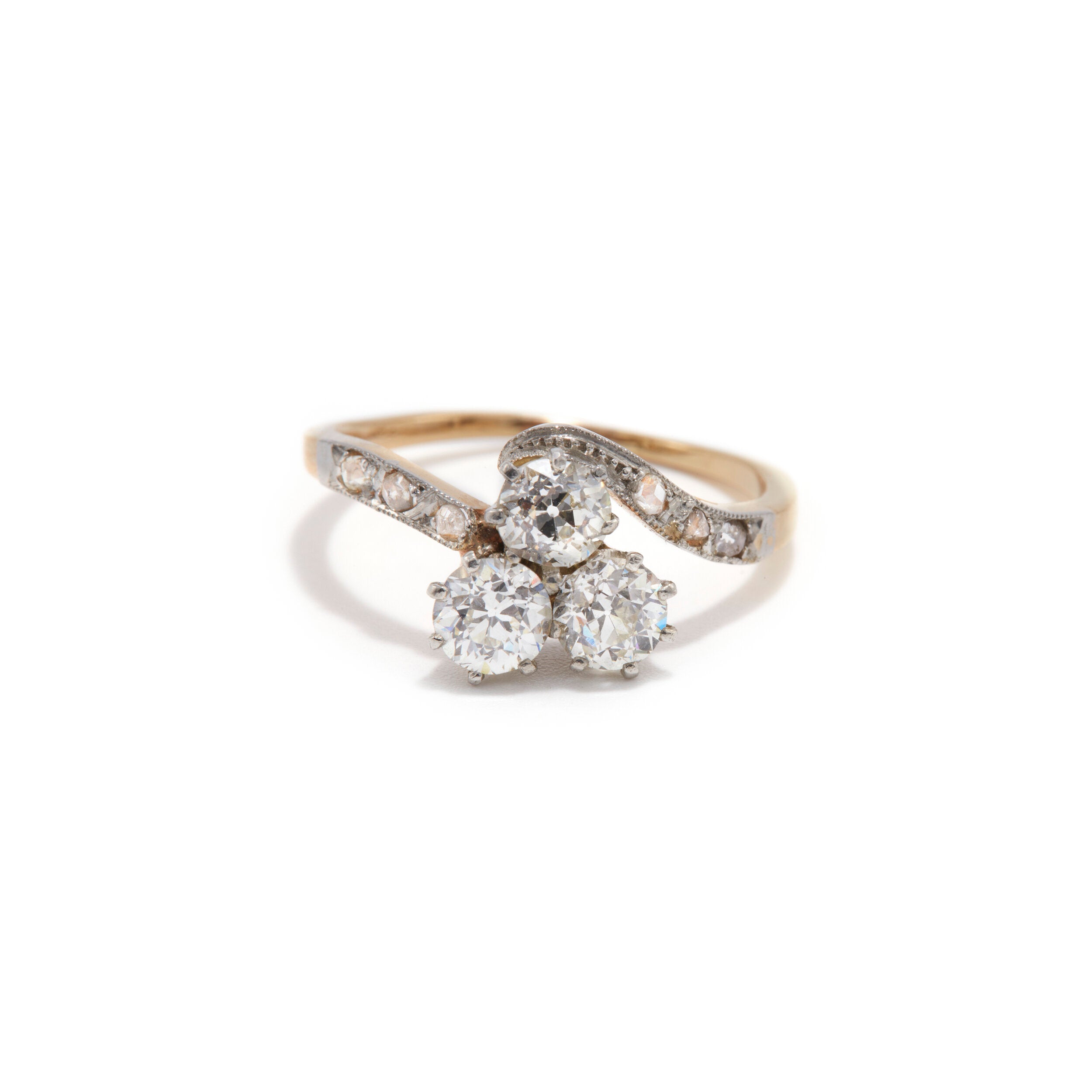 Trefoil Diamond Ring – Ashley Zhang Jewelry