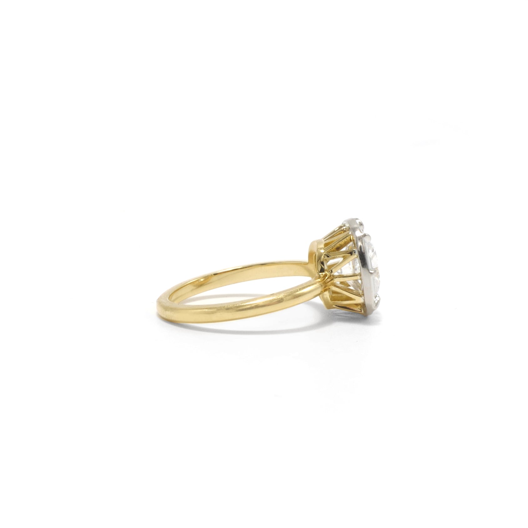 Collet Engagement Ring – Ashley Zhang Jewelry