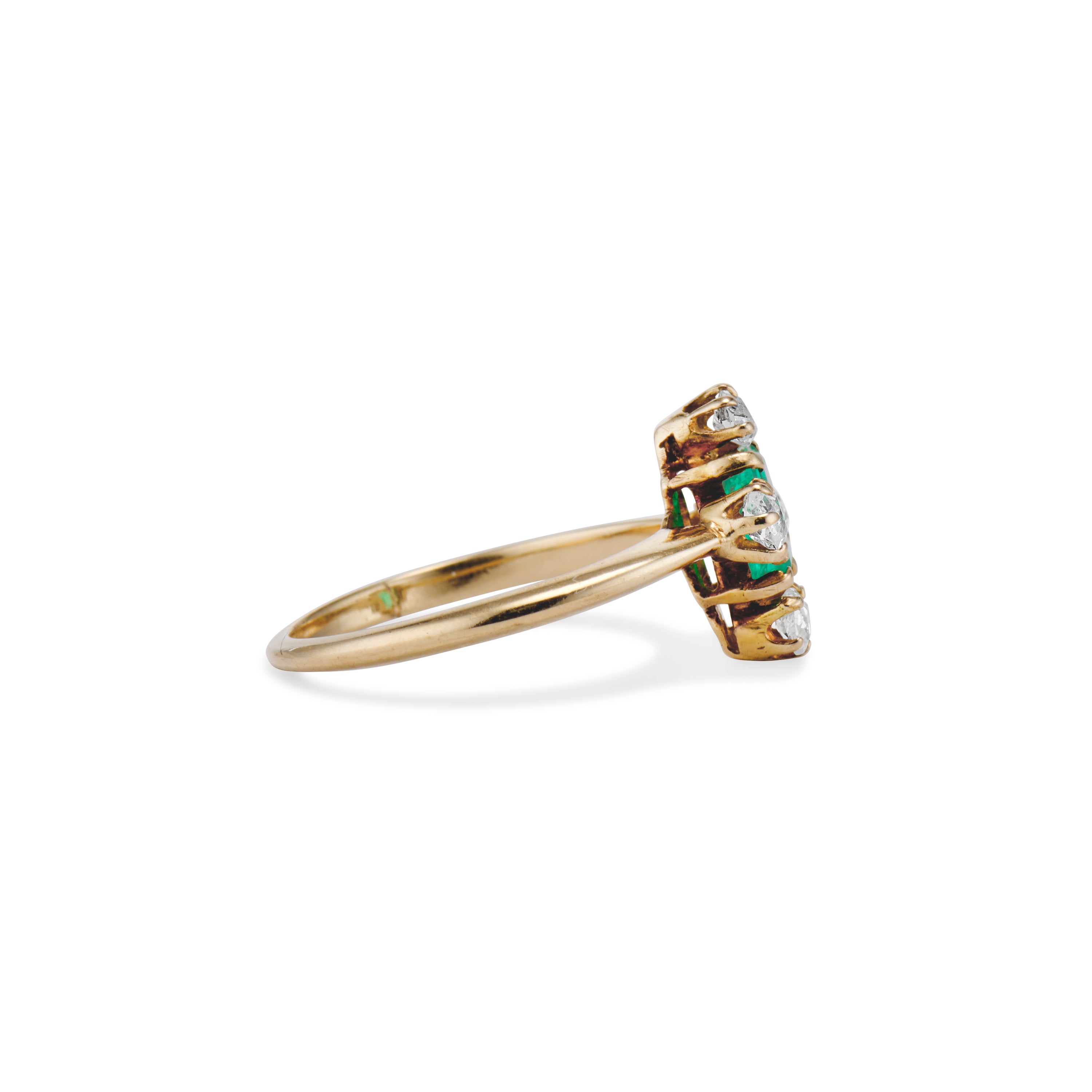 Diamond Compass Emerald Ring – Ashley Zhang Jewelry