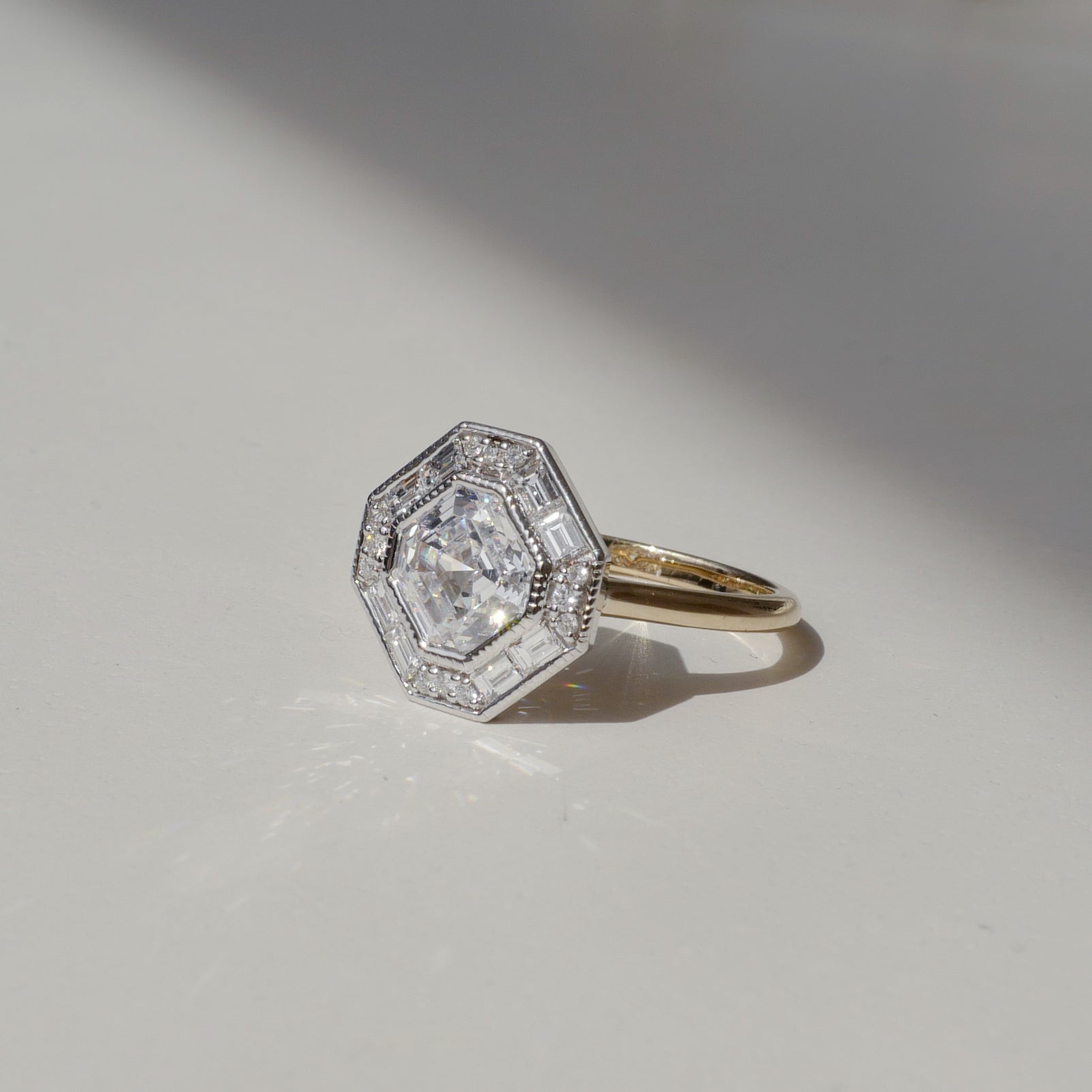Edith Asscher Cut Engagement Ring – Ashley Zhang Jewelry