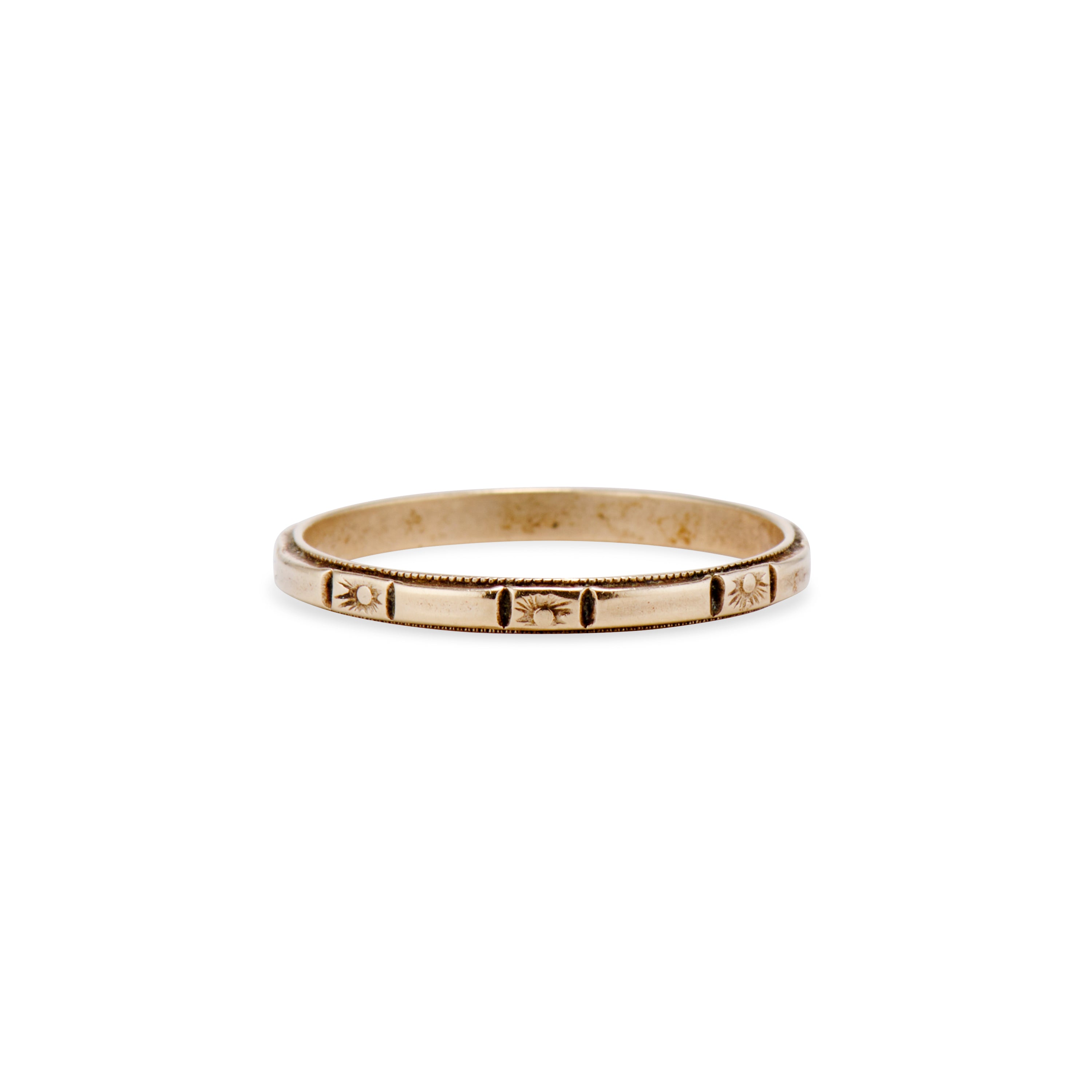 Vintage Gold Band – Ashley Zhang Jewelry