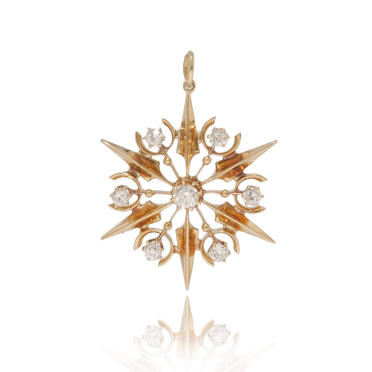 Small Victorian Diamond Star Pendant – Ashley Zhang Jewelry