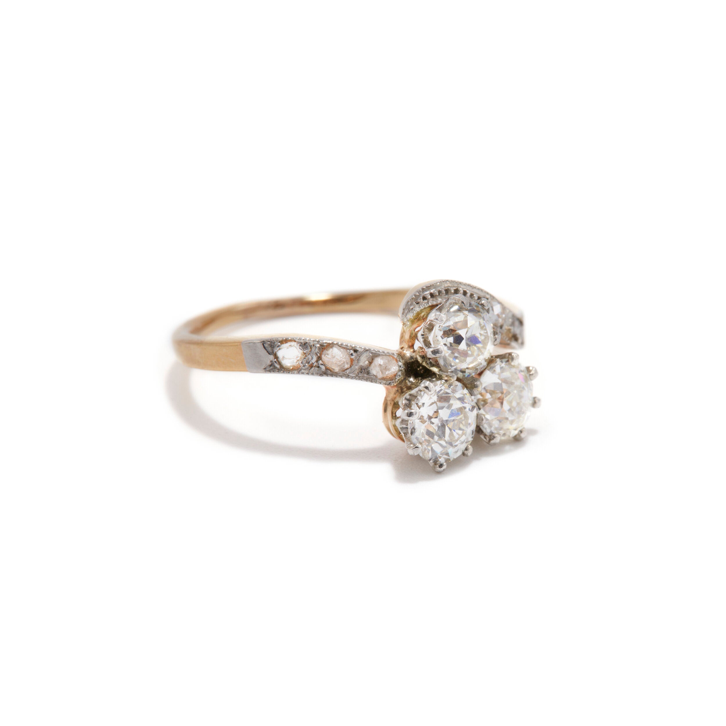 Trefoil Diamond Ring – Ashley Zhang Jewelry